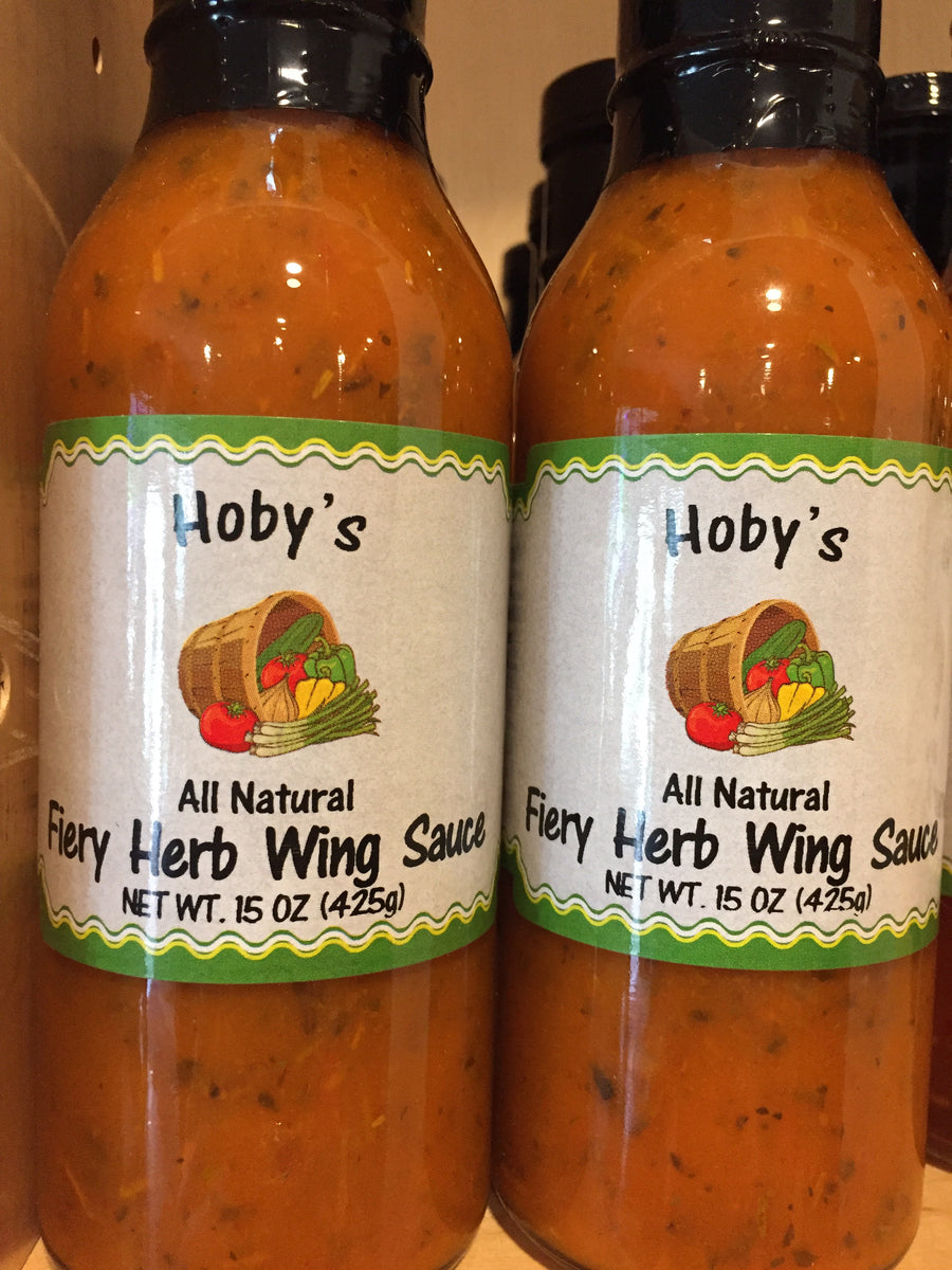Fiery Herb Wing Sauce – Hobys Honey & General Store